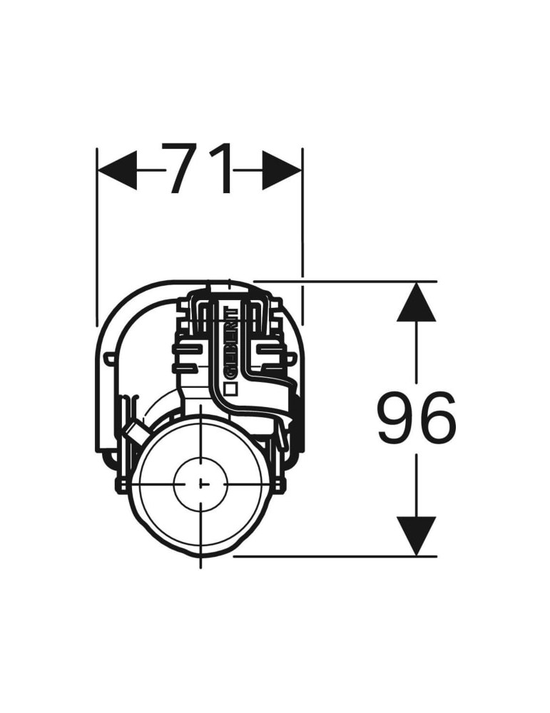Lower feed mechanism Geberit 360 series