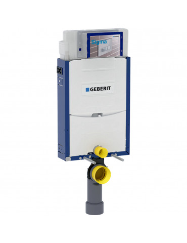 Kombifix Geberit frame for suspended toilet with Sigma recessed cistern ...