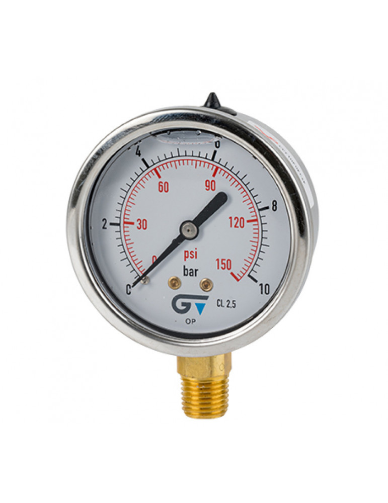 Manómetro ø63 con glicerina