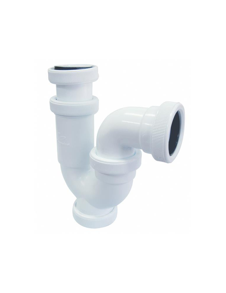 Sifón curvo extensible 1½ x 40