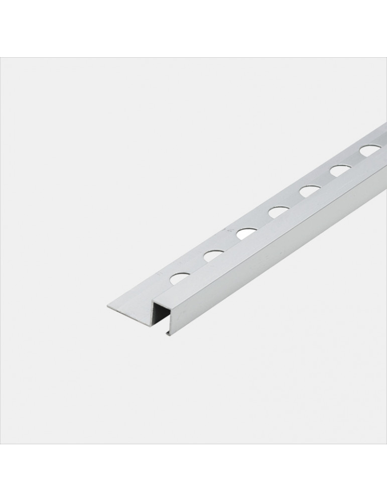 Perfil Rectangular Aluminio Mate