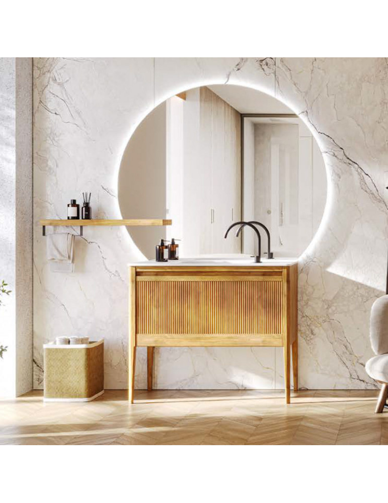 Pack Mueble Toscana 100 +lavabo+espejo+ anaquel